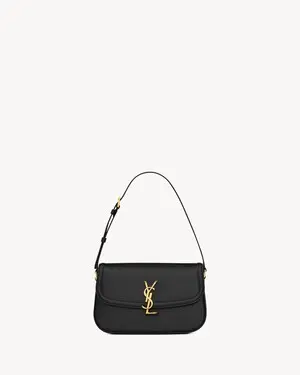 Saint Laurent Solferino Small In Box Bag - Black