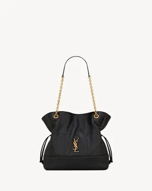 Saint Laurent Jamie Shopping Small Lambskin Bag - Black