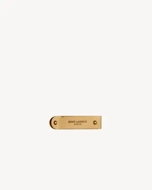 Saint Laurent Id Money Clip In Metal - Bronze