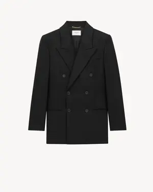 Saint Laurent Double-breasted Cashmere Jacket