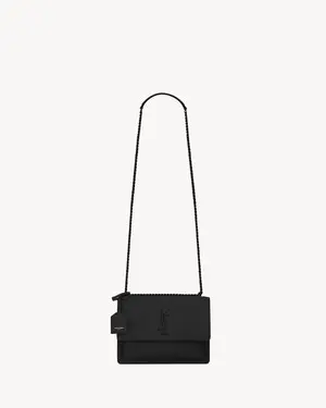 Saint Laurent Medium Sunset Bag - Black