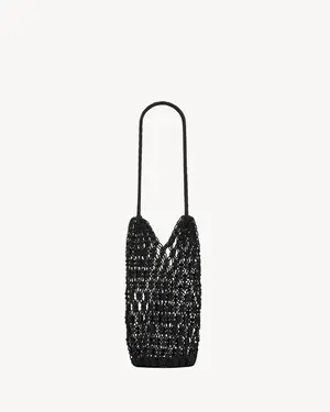 Saint Laurent Cassandre Large Crochet Tote
