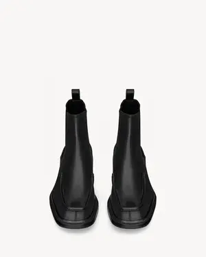 Saint Laurent Joe Chelsea Boots In Smooth Leather