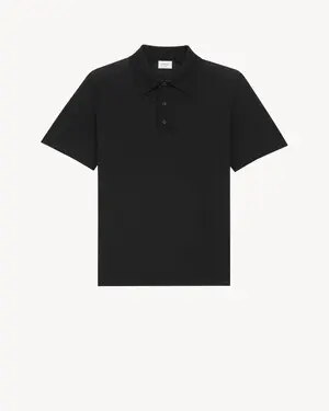 Saint Laurent Button Down Polos For Men