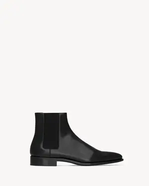 Saint Laurent Adrien Chelsea Boots In Box Leather