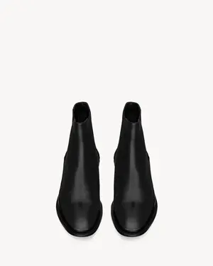 Saint Laurent Adrien Chelsea Boots In Box Leather
