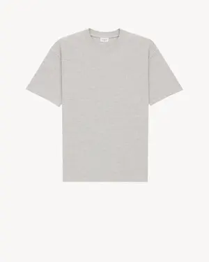 Saint Laurent Cassandre Oversize T-shirt In Piqu
