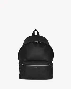 Saint Laurent City Backpack In Matte Leather