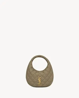 Saint Laurent Quilted Nappa Baby Icare Bag - Strong Moss