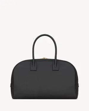 Saint Laurent Sac De Jour Boston Grained Leather Bag - Black