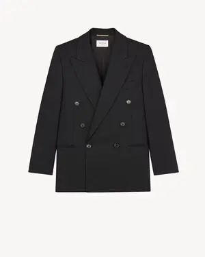 Saint Laurent Double-breasted Wool Jacket