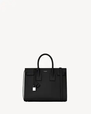 Saint Laurent Sac De Jour Grained Leather Bag
