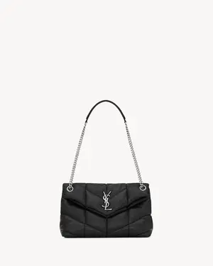 Saint Laurent Puffer Small Lambskin Bag