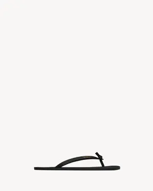 Saint Laurent Leather Flip-flops