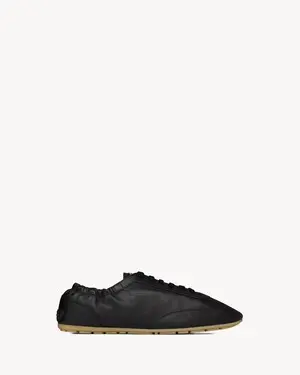 Saint Laurent Lewis Sneakers In Grained Leather