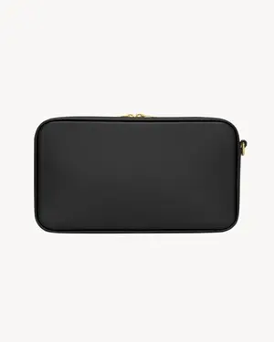 Saint Laurent Travel Pouch In Smooth Leather