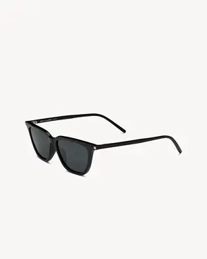 Saint Laurent Butterfly Wellington Sunglasses - Black