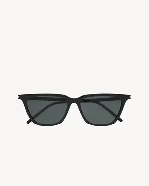 Saint Laurent Butterfly Wellington Sunglasses - Black