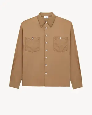 Saint Laurent Shirt In Nylon Taffeta