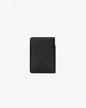 Saint Laurent Passport Case In Smooth Leather