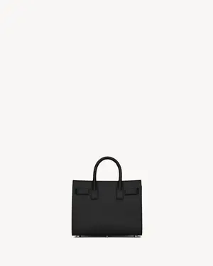 Saint Laurent Sac De Jour Grained Leather Bag - Black