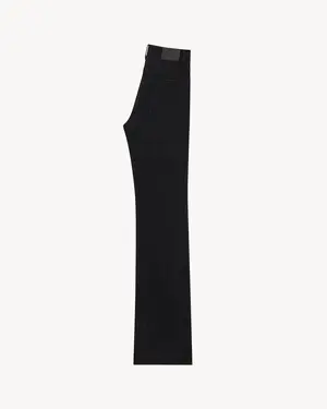 Saint Laurent 70's High-rise Flared Jeans - Old Black