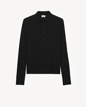 Saint Laurent Polo In Wool