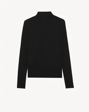 Saint Laurent Polo In Wool
