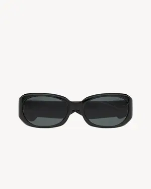 Saint Laurent Sl 868 Oval Sunglasses - Black