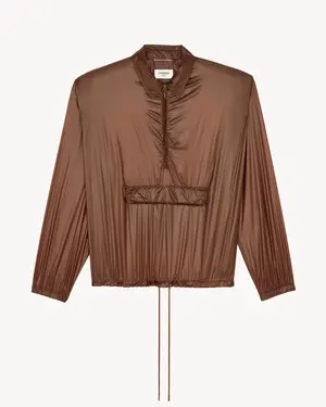 Saint Laurent Saint Laurent Windbreaker Cognac