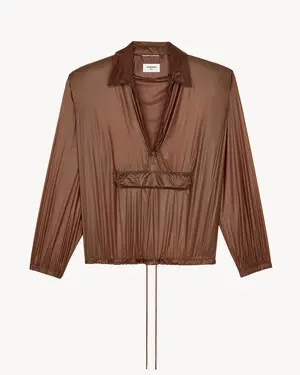 Saint Laurent Windbreaker - Cognac