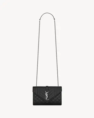 Saint Laurent Envelope Small Bag - Black