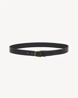 Saint Laurent Minimal Belt - Black