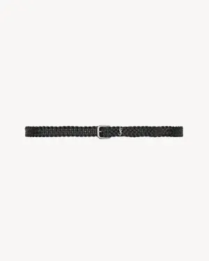Saint Laurent Woven Belts For Men