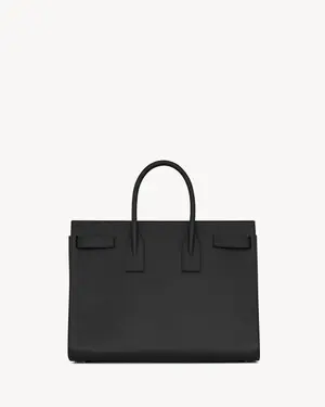 Saint Laurent Sac De Jour Large In Grained Leather - Black