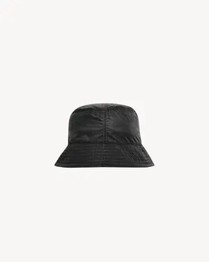 Saint Laurent Bucket Hat In Nylon - Black