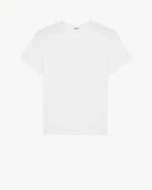 Saint Laurent Fitted Crewneck T-shirt