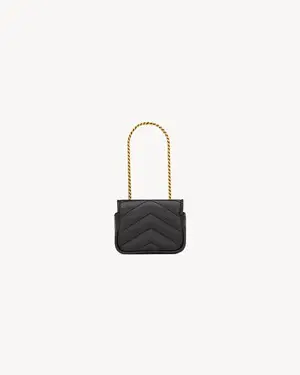 Saint Laurent Loulou Charm In Lambskin