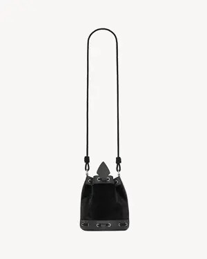 Saint Laurent Anja Suede Bucket Bag