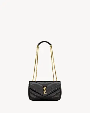 Saint Laurent Loulou Small Matelassé Bag