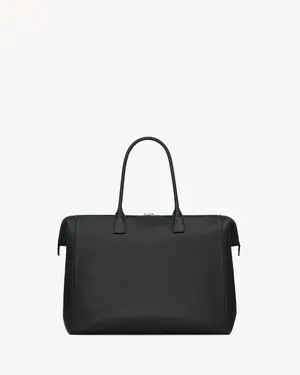 Saint Laurent North/south Doctor Bag In Grained Leather