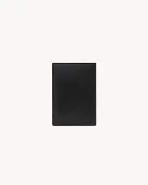 Saint Laurent Tiny Cassandre Passport Holder In Smooth Leather