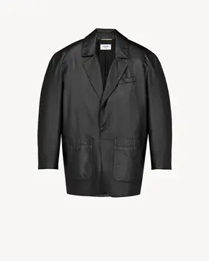Saint Laurent Lambskin Leather Jacket