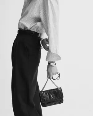Saint Laurent Niki Mini Vintage Leather Bag