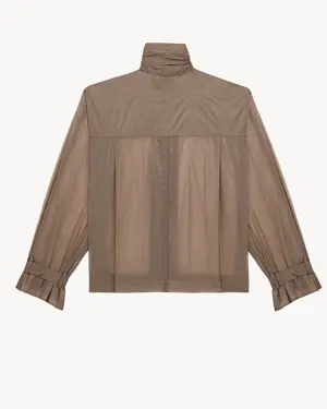 Saint Laurent Lavallière Blouse In Nylon