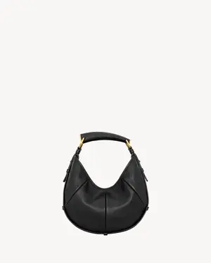 Saint Laurent Mombasa Small Hobo Bag - Black