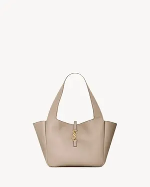 Saint Laurent Le 5 À 7 Small Bea Grained Leather Bag