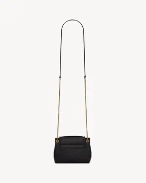 Saint Laurent Mini Nolita Bag In Lambskin - Black