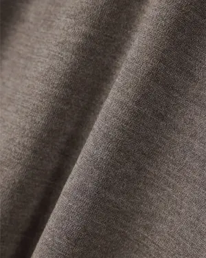 Giorgio Armani Slim-fit Silk And Cotton Knit Sweater - Brown