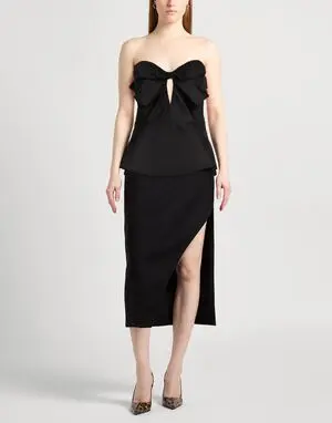 Alexander McQueen Strapless Bow Detail Top